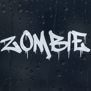 Bloody Zombie Car Decal Vinyl Sticker For Window Panel Bumper | eBay