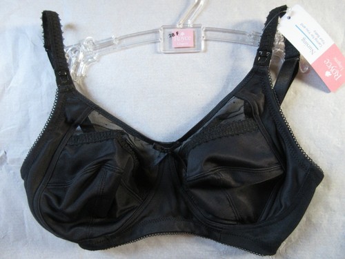 ROYCE 822 BLACK NURSING BRA SIZE 28F NEW | eBay