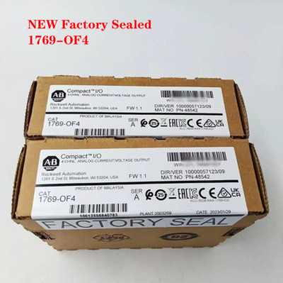 Allen-Bradley 1769-OF4 New Factory Sealed 1769OF4 SER A 32 Pt 24VDC D/O ...