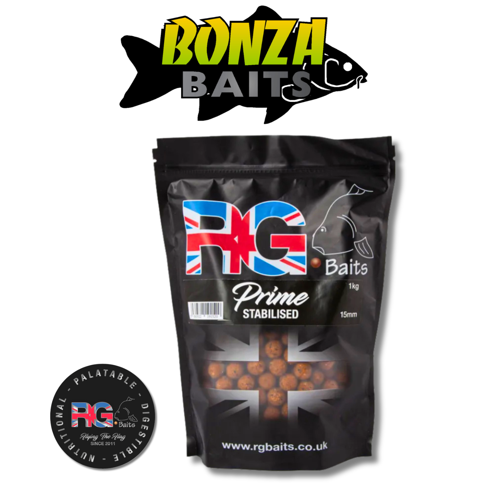 RG Baits Prime Stabilised Boilies 1kg Or 5kg Carp Fishing Baits | eBay UK