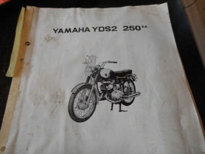 Used Yamaha YDS2 250cc YDS 2 Owner Manual ( Incomplete ) | eBay