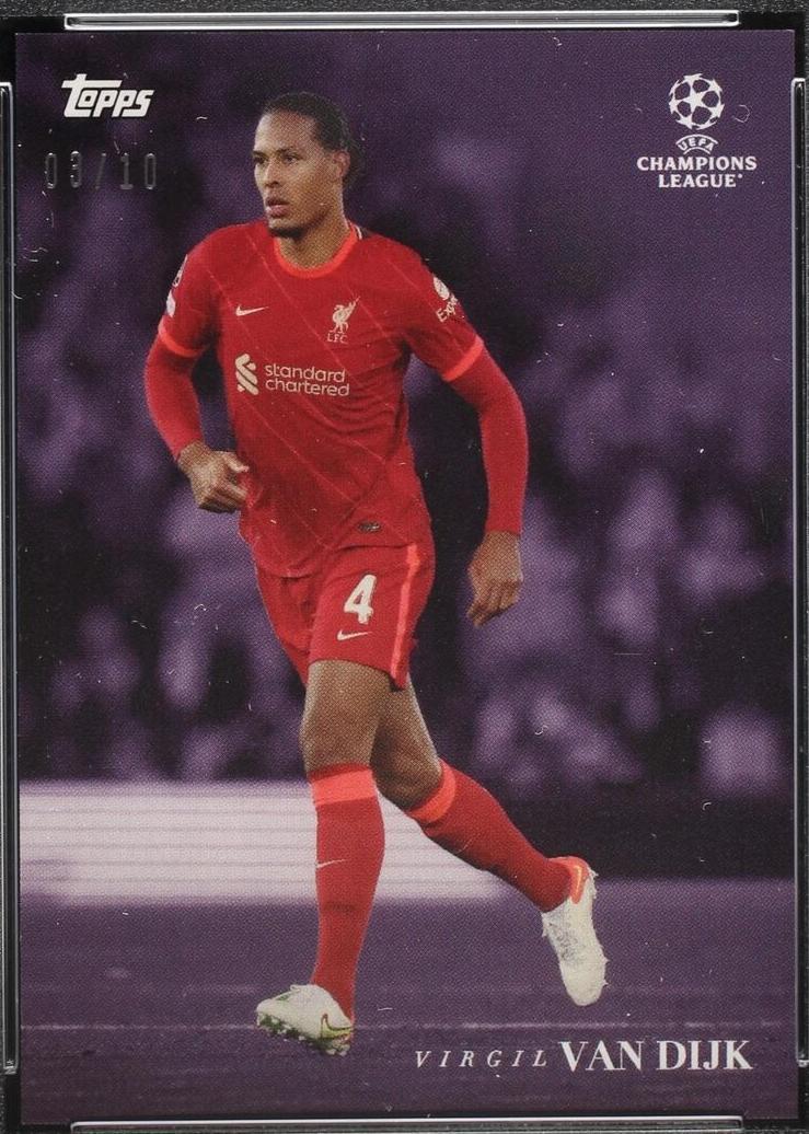 2021-22 Topps Simplicidad UCL - International Stars Virgil Van Dijk #35 ...