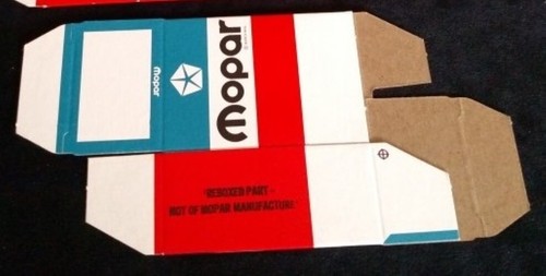 NOS VINTAGE 1972-1984 Mopar Parts auto part boxes Chrysler Plymouth ...