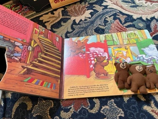 Vintage GOLDILOCKS AND THE THREE BEARS By Jane Resnick - Hardcover with ...