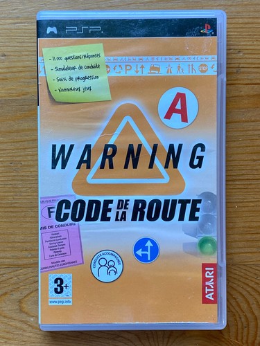 Warning Code de la Route PSP (TBE) | eBay