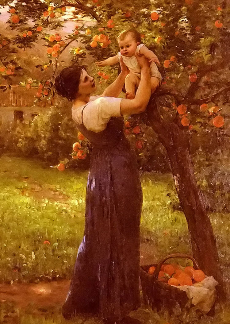 Famous Mother And Child Painting