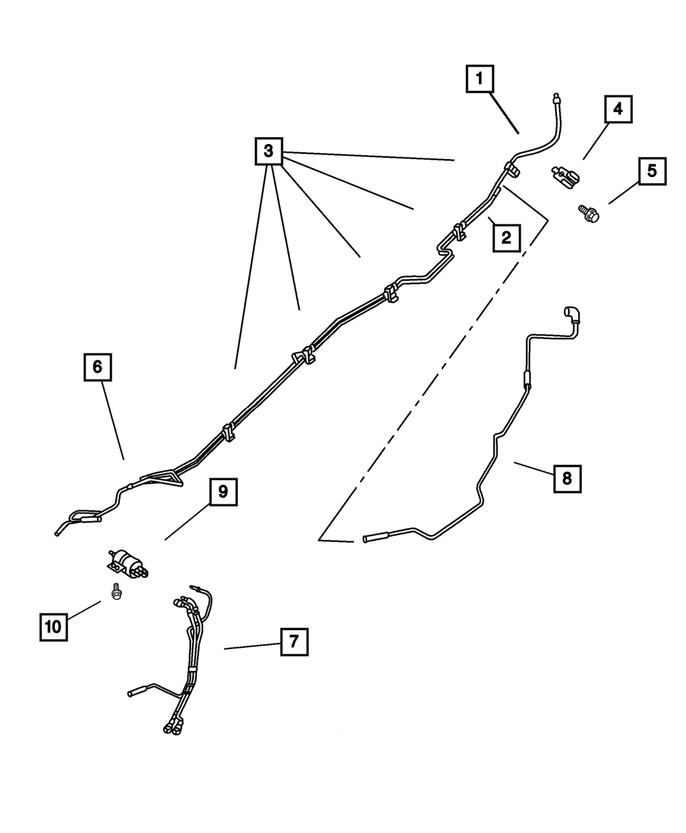 Genuine Mopar Fuel Supply Tube 5073516AC | eBay