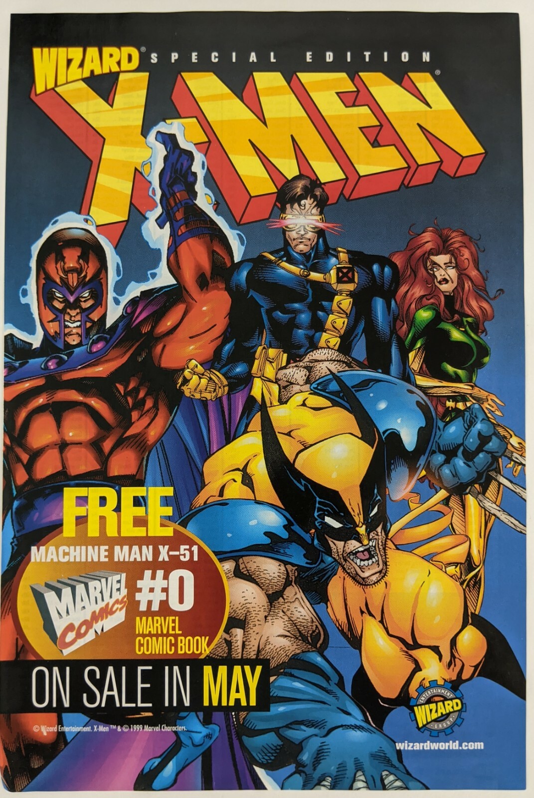 Wizard X-Men Special Edition Magazine Print Ad Poster Art PROMO ...