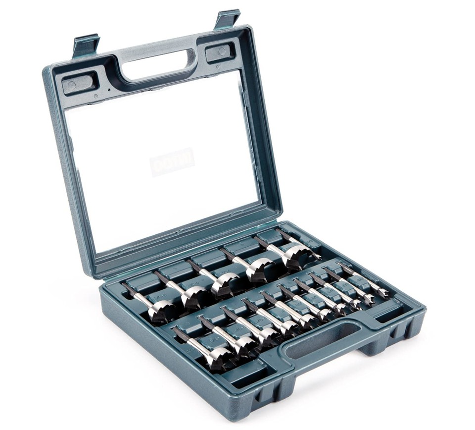 Hex Shank Forstner Bit Set 16 pcs Multi Sided Shank Wood Drill bit Set ...