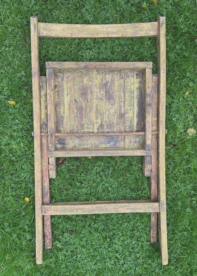 WW2 RAF AIR MINISTRY BATTLE OF BRITAIN DISPERSAL CHAIR 1940, ORIGINAL ...