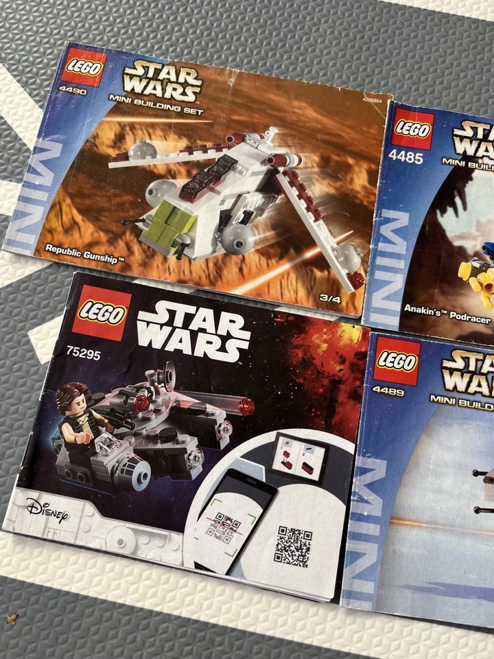 LEGO STAR WARS Instructions Bundle. 13 Booklets. See Photos for the Set ...