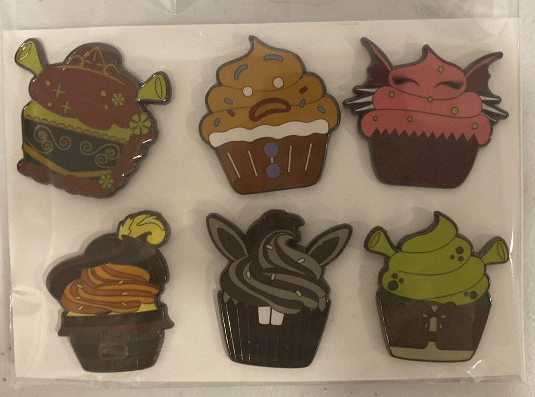 Shrek Loungefly Cupcake Blind Box Pin Full Set 6 Pins | eBay