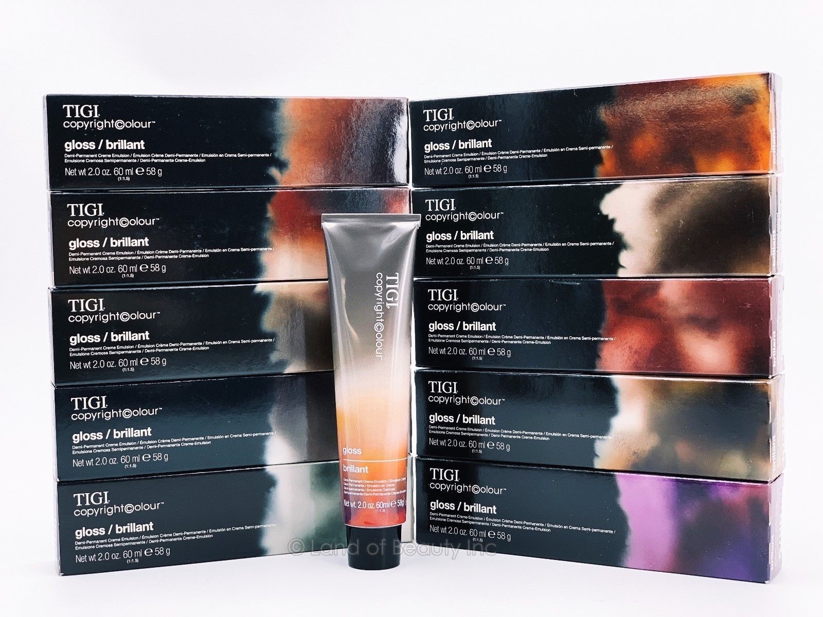 TIGI CopyrightColour Gloss/Brillant Demi-Permanent Hair Color 2oz ...