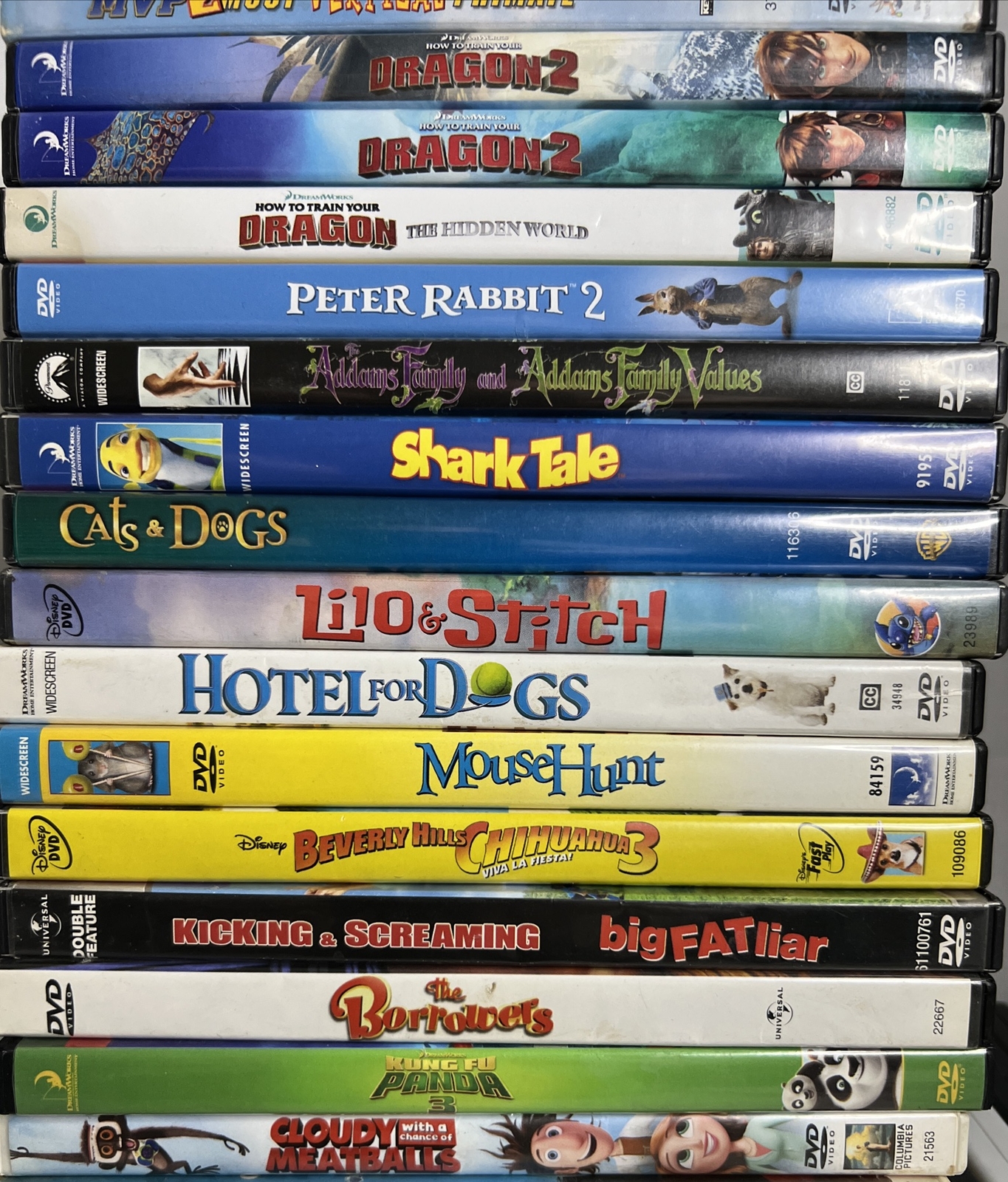 Family Kids DVD Movies Pixar Disney DreamWorks Good To Excellent Condition