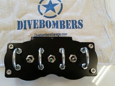 Switch Panel Bomber style Custom triple switch Gasser Hot Rod Bezel rat ...