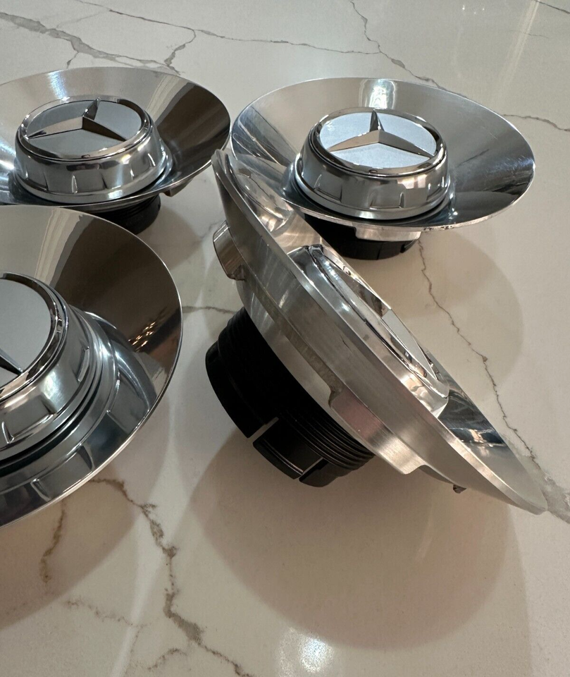 4pc Mercedes Benz S63 S65 AMG Wheel Hub Center cap 145mm 2014-2020 ...