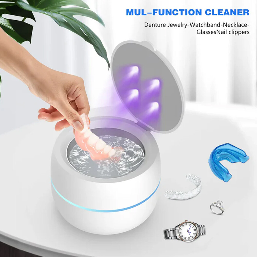 Ultrasonic Cleaner UV Dentures Aligner Retainer Cleaning Device Machine ...