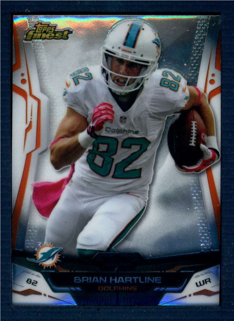 2014 Topps Finest #86 Brian Hartline Dolphins NM-MT | eBay
