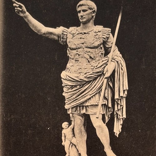 Postcard Italy, Rome, Emperor Augustus Octavian Cesar Statue Ruler Roman P24 | eBay