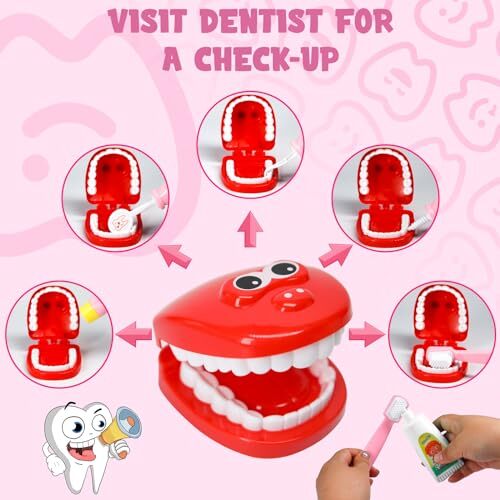 Doctor Kit for Toddlers 3-5, Doctor/Dentist Role Play Dress-Up Set with ...