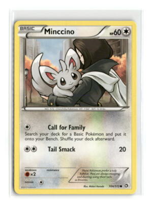 Minccino - #104/113 - Pokemon TCG Card-LP | eBay