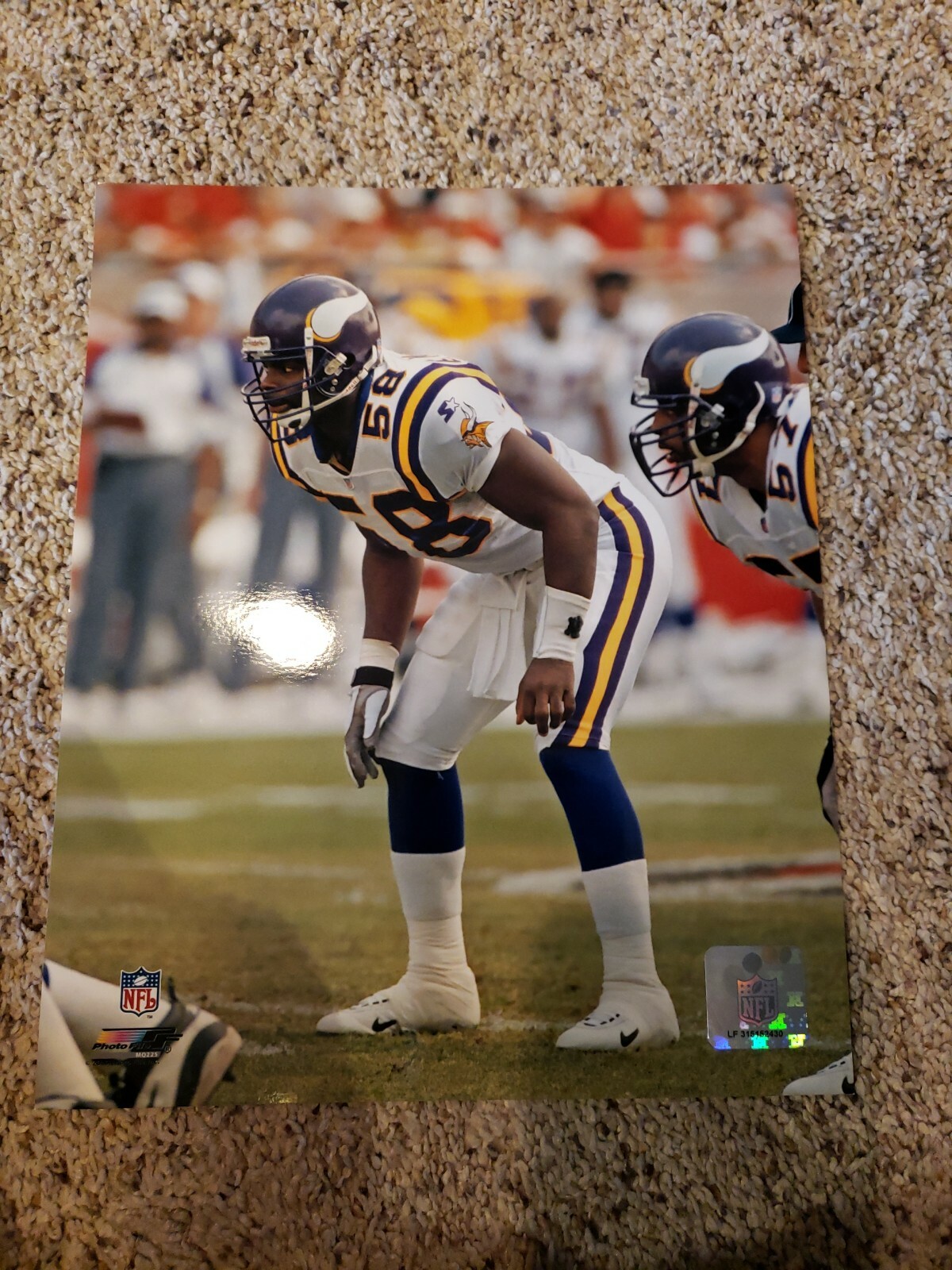 Photo File NFL Ed McDaniel Minnesota Vikings 8x10 Photo | eBay