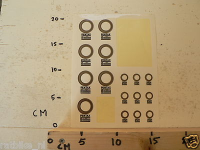 STICKER,DECAL PENTAX 10 MILLIONEN CAMERA SHEET TWO STICKERS MISSING | eBay