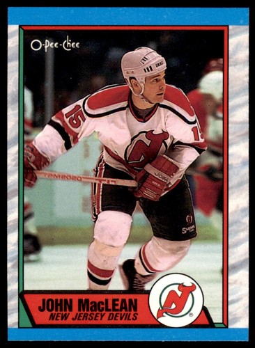 1989-90 O-Pee-Chee John MacLean . New Jersey Devils #102 | eBay