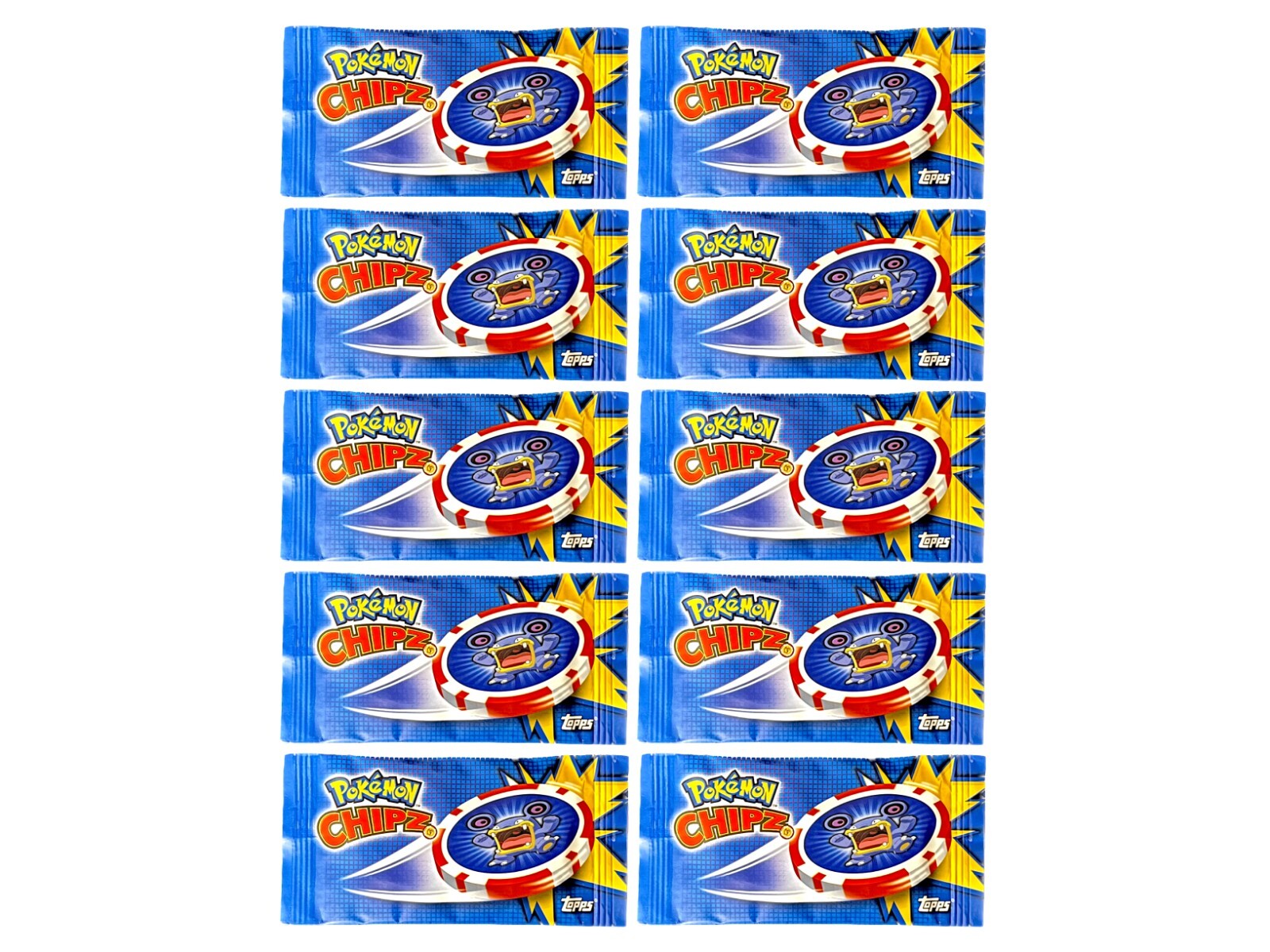 Lot of (10) 2006 Topps Pokémon Chipz Factory Sealed Booster Packs | eBay