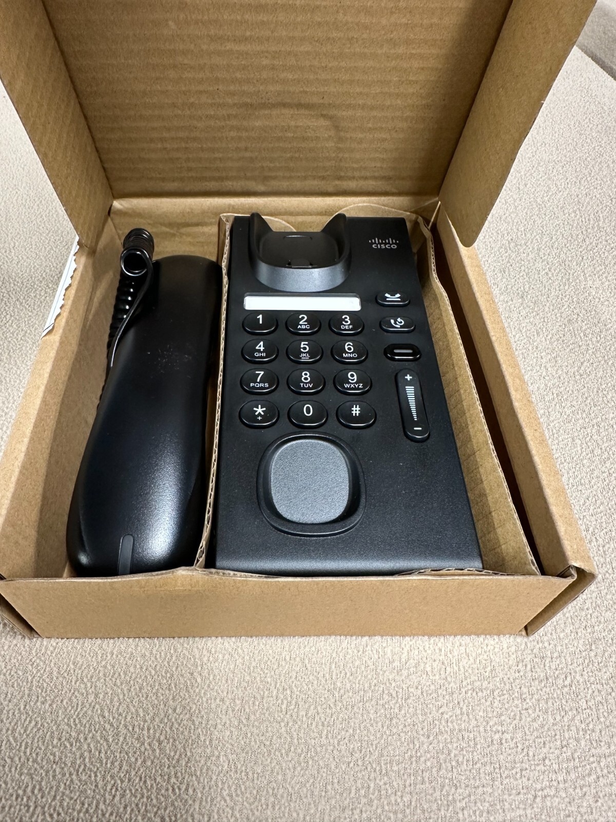 Cisco CP-6901-C-K9= Unified 6901 Standard Handset IP Phone - Charcoal ...