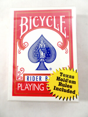 BICYCLE Rider Back Playing Cards RED Poker 808 NEW SEALED | eBay