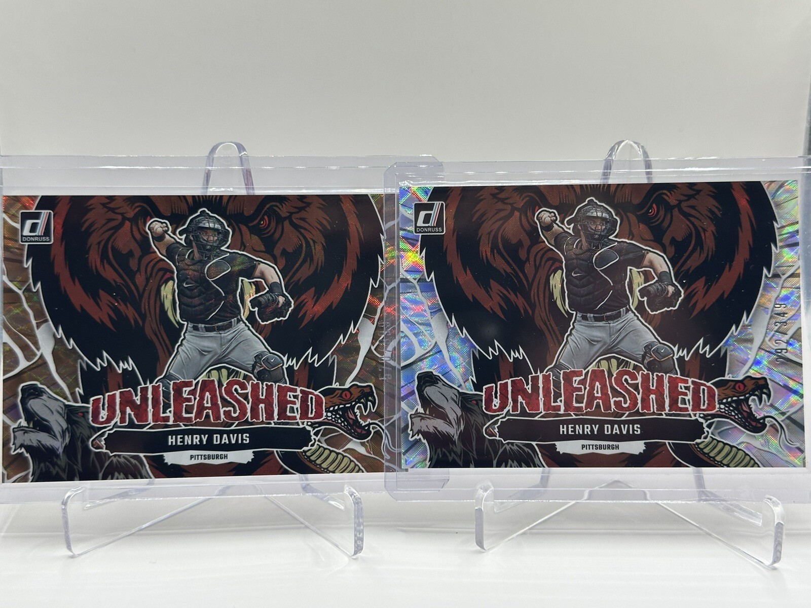 2023 Donruss Baseball Unleashed X2 - HENRY DAVIS Silver /249 & Bronze ...