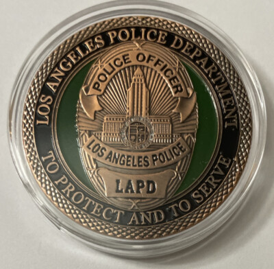 LAPD Los Angeles Police Agent Challenge Coin | eBay