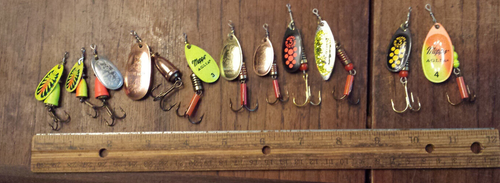 Lot of 11 Mepps and Blue Fox Spinner Lures - pre-owned | eBay