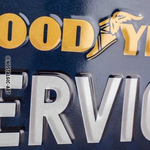 Nostalgic Art Metal 10x20cm Wall Hanging Sign Goodyear Service Home ...