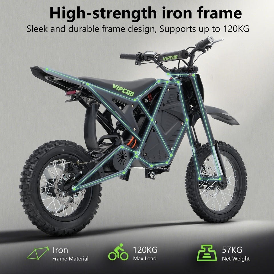 Off-road Electric Bike for Adult 3500W 40Mile 40MPH 14'' Fat Tire ...