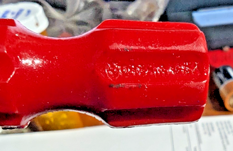 RARE RED STUBBY HANDLE SCREWDRIVER "NZ" FOR A.C. GILBERT ERECTOR SET | eBay