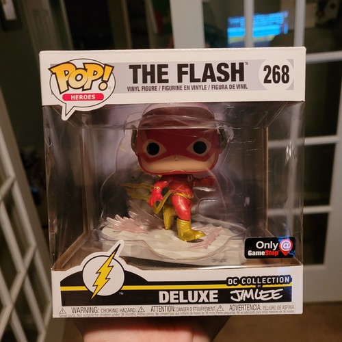 Funko Pop! Moments: DC Universe - The Flash (Jim Lee Deluxe) - GameStop ...