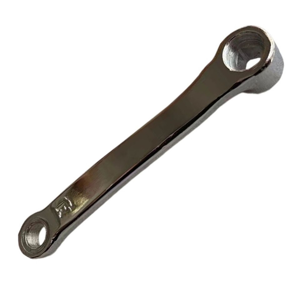 Pair of Steel Exercise Bike Crank Arms 152mm Rhombic Hole For M14 Pedal Thread | eBay