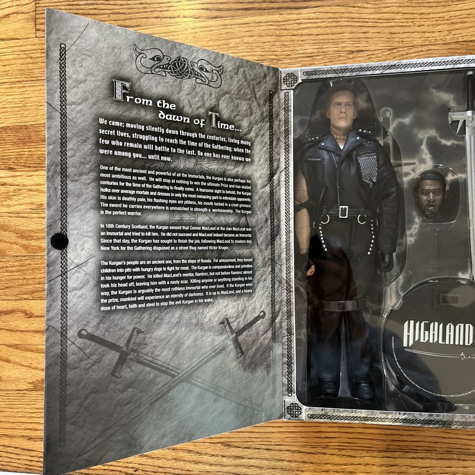 The Kurgan 12" Figure Highlander 2005 Sideshow Collectibles Factory ...