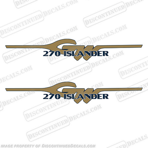 Fits Grady White 270 Islander Boat Logo Decals | eBay