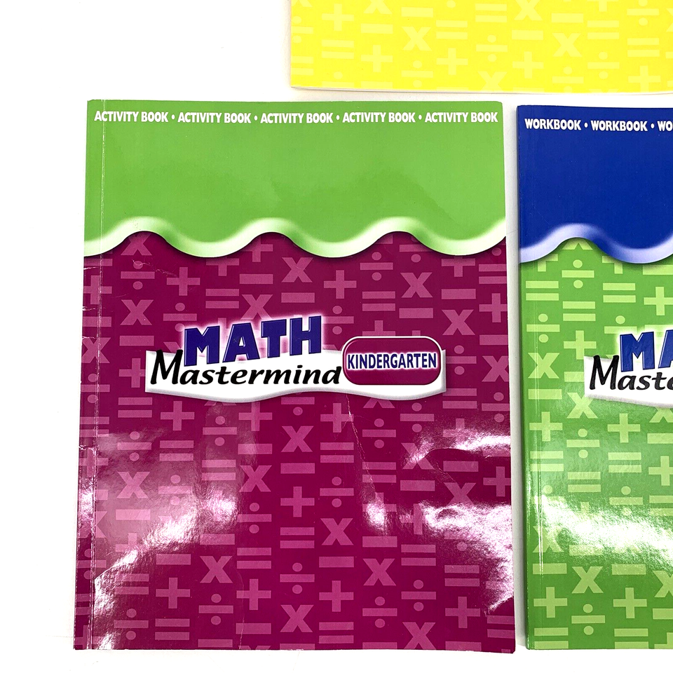Math Mastermind Kindergarten Workbook Activity Book & Parents Manual ...