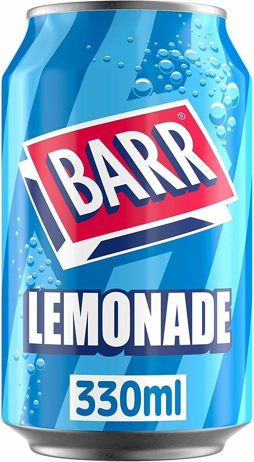 Barr Cherryade Lemonade DNB Shandy Cola Bubblegum Ginger Fizzy Drink ...