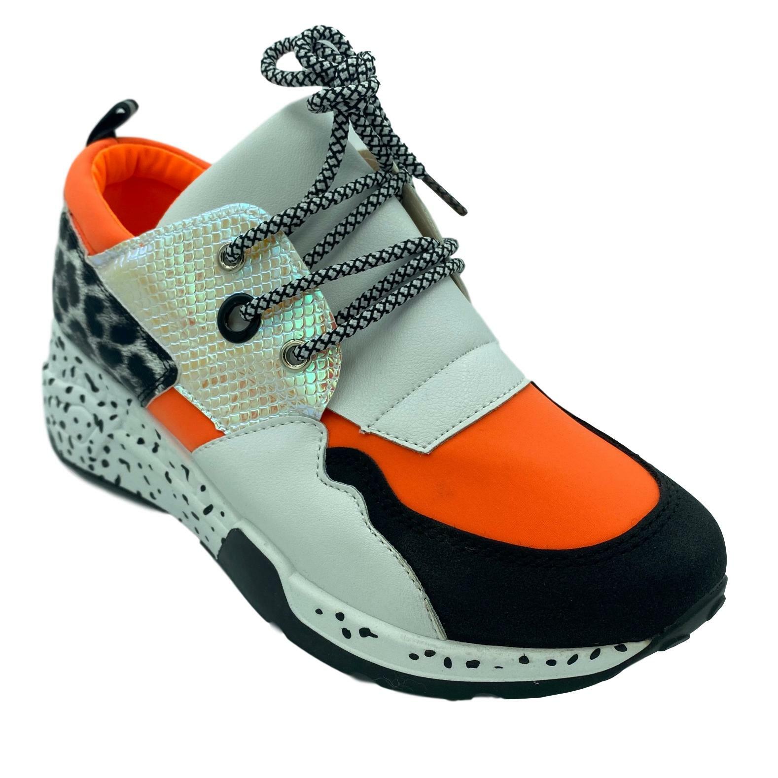 Ladies Womens Smart Funky Lace Up Chunky Fashion Leather Platform ...