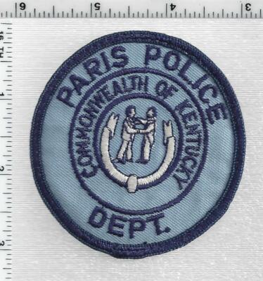 Paris Police (Kentucky) 1st Issue Uniform Take-Off Shoulder Patch | eBay