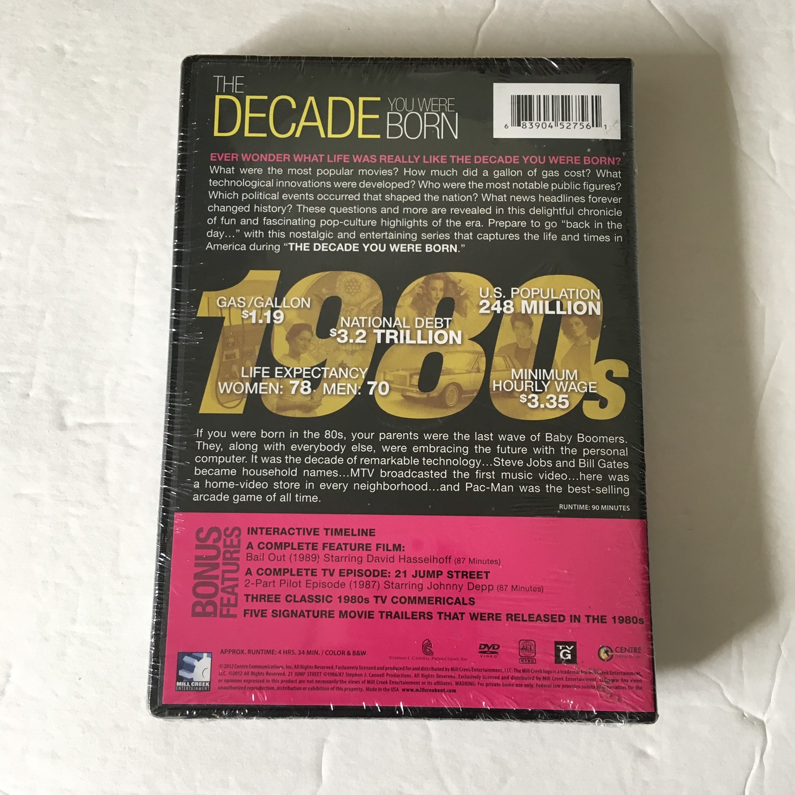 The Decade You Were Born: 1980s DVD -- NEW SEALED 683904527561 | eBay