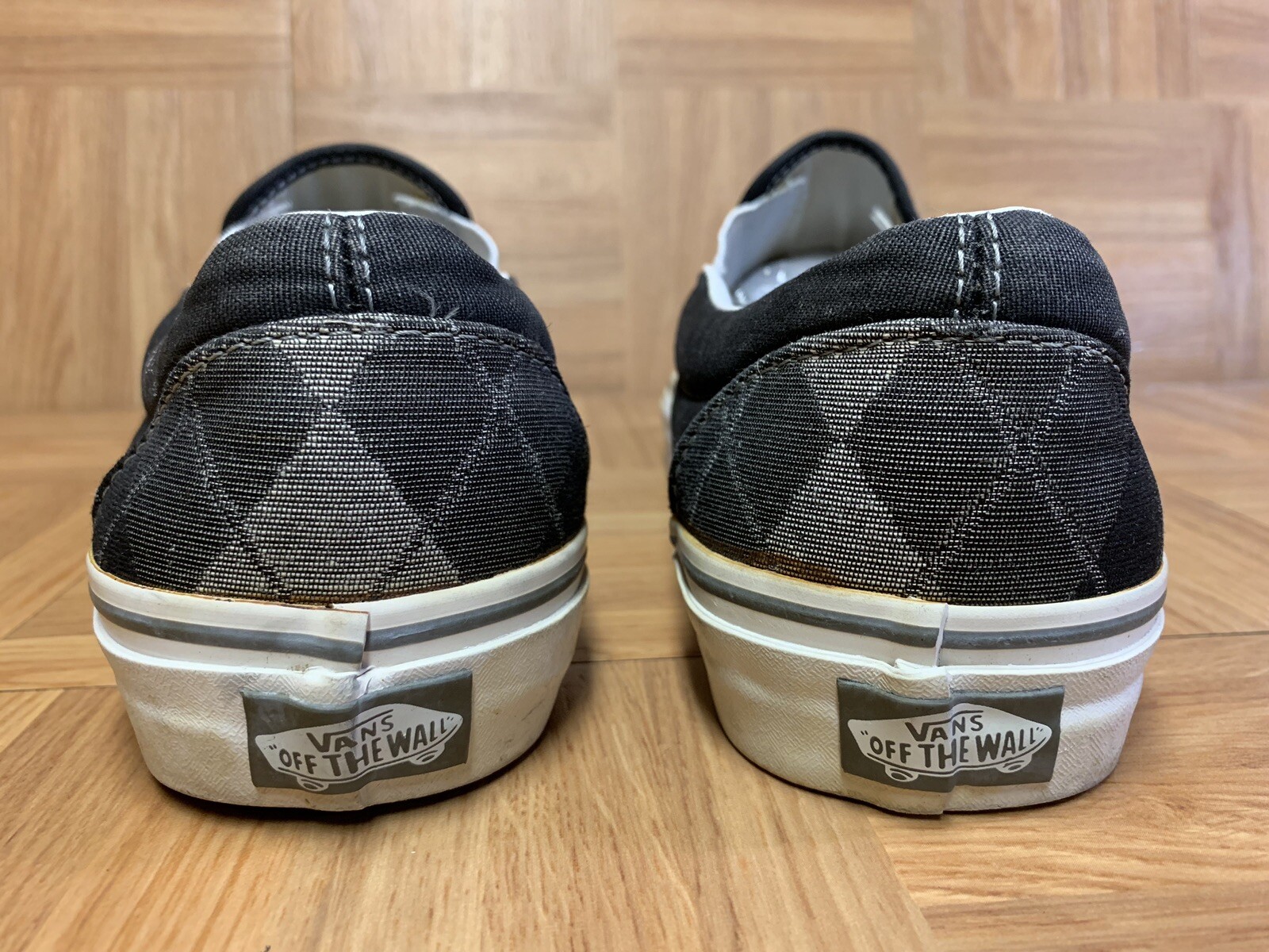 RARE🔥 VANS Slip On Classic Argile Diamond Elegant Sz… - Gem