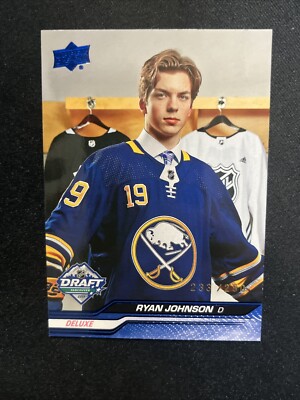 23-24 UD Extended Series Hockey RC Draft Deluxe Parallel 735 Ryan ...
