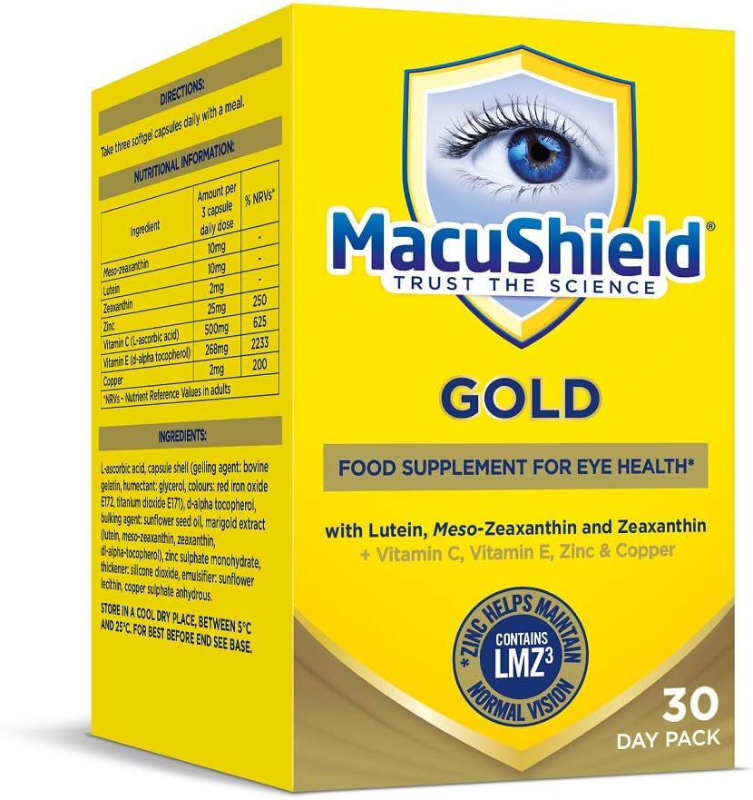 MacuShield Gold Yey Health Food Supplement - 90 Capsules for sale ...