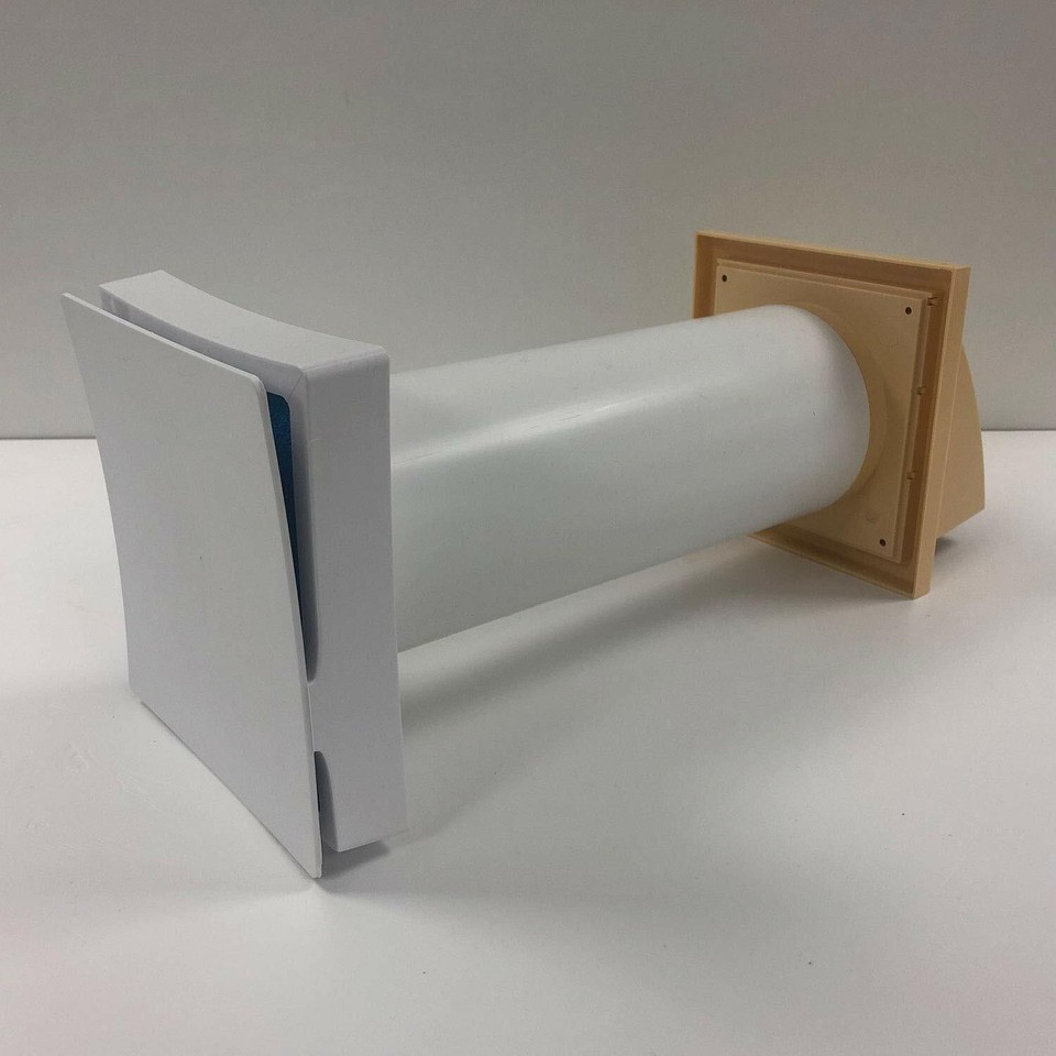 Fantronix Condensation Damp Control Passive Wall Intake Vent Grille Kit ...